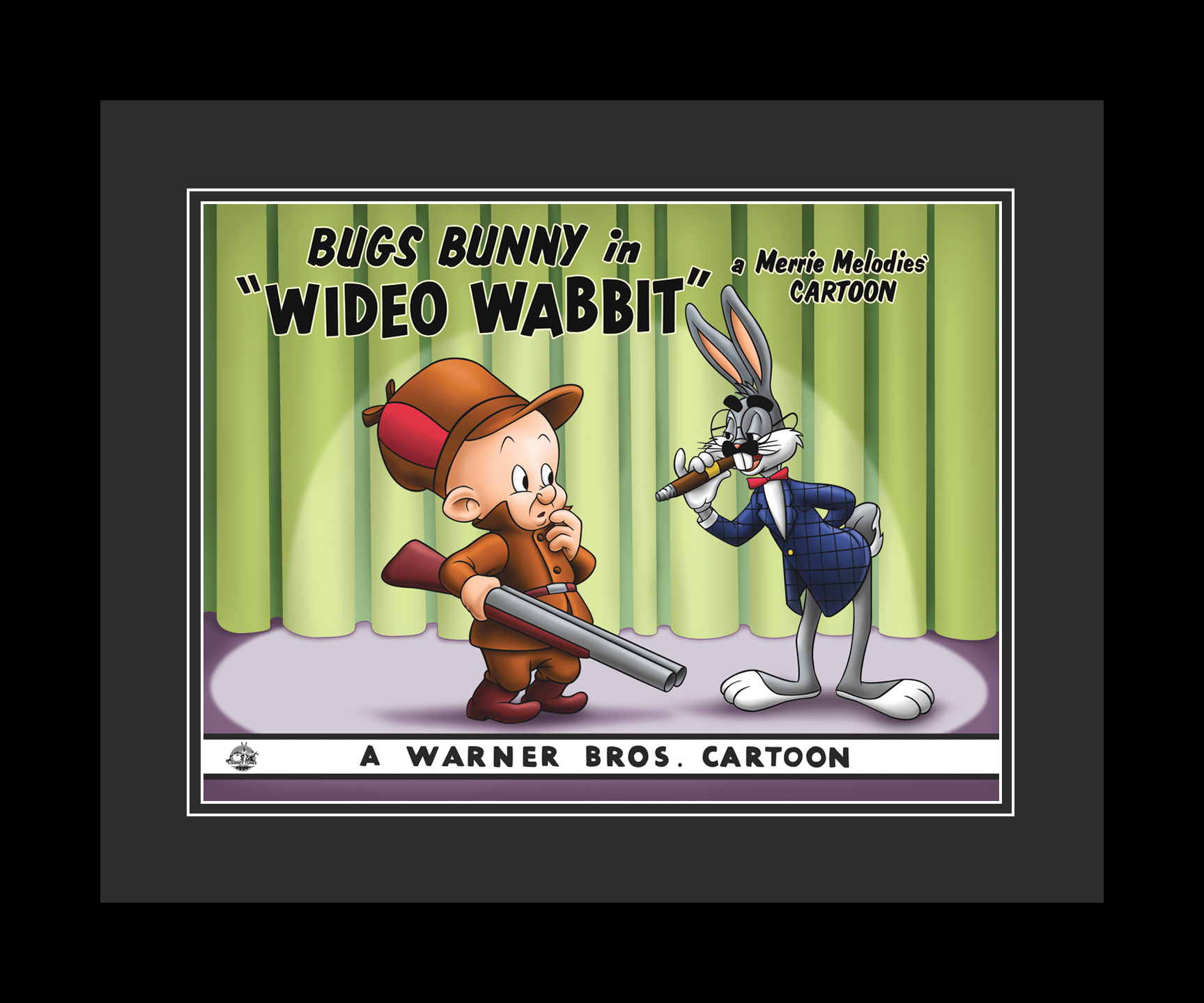 Warner Bros. Wideo Wabbit Lobby Card Giclee