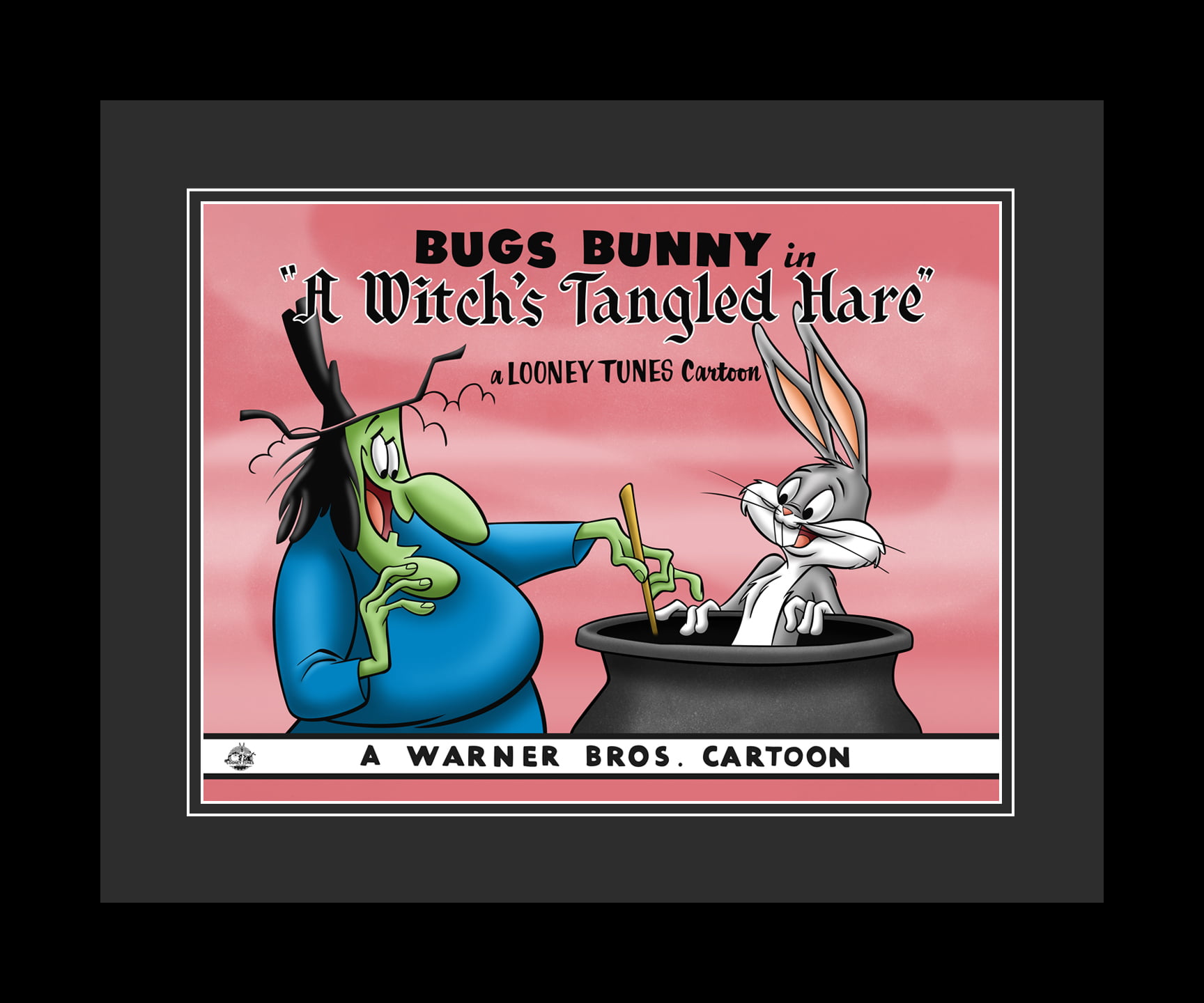 A Witch's Tangled Hare - Warner Bros. -Framed Fine Art Giclee - Classic ...