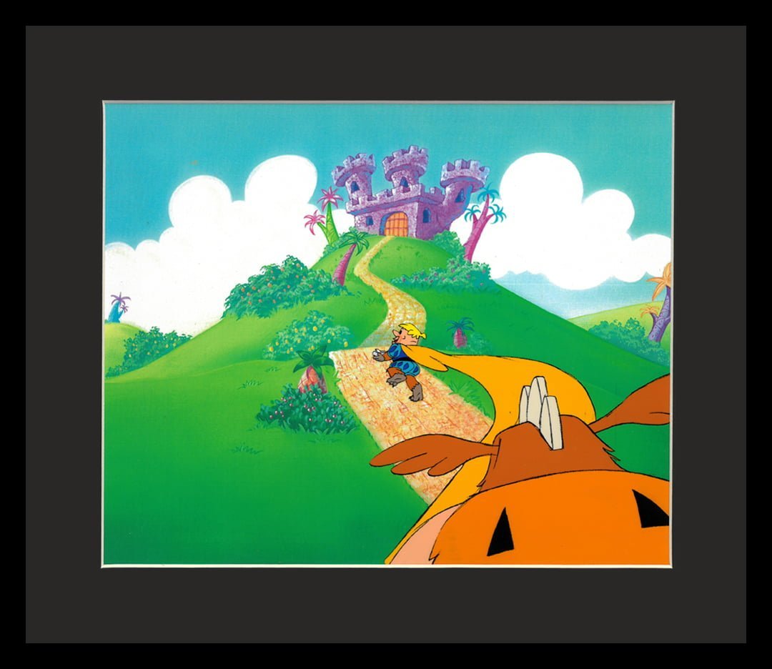 Flintstones - Barney Rubble and Fred Flintstone-Original Production Cel ...