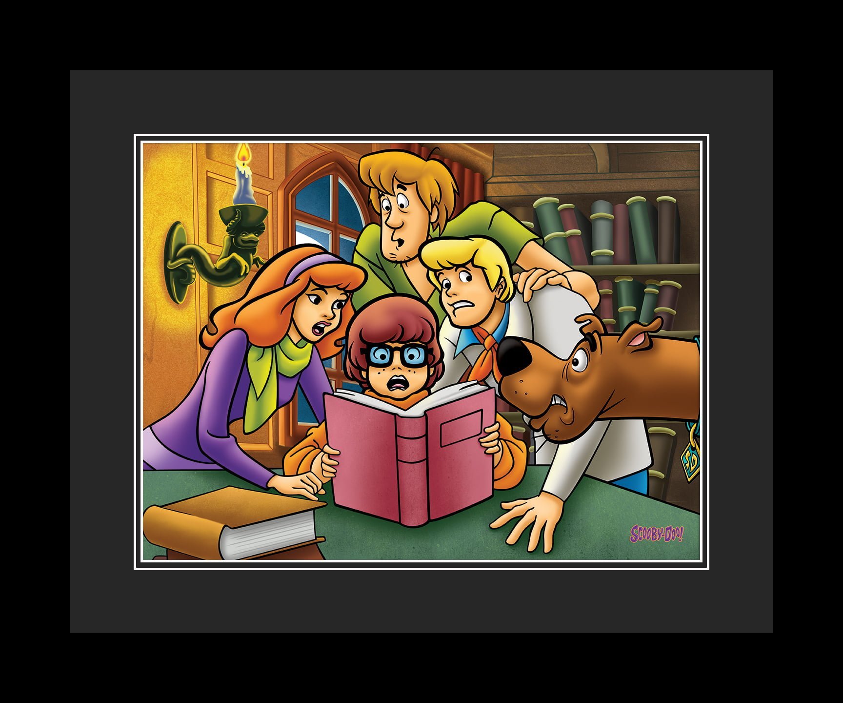 Scooby-Doo - History Lesson -Framed Fine Art Giclee - Classic Moments