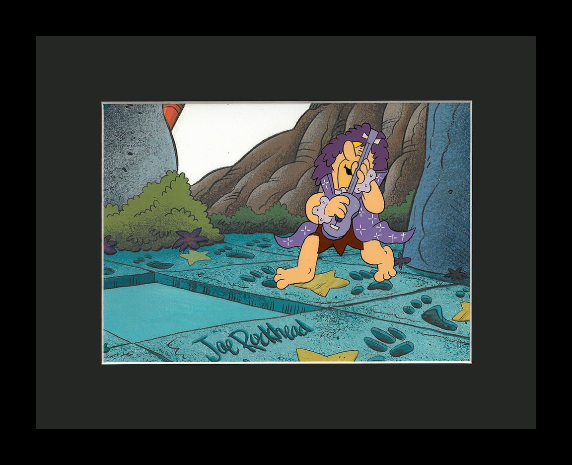 Flintstones - Barney Rubble-Original Production Cel/Drawing- Framed ...