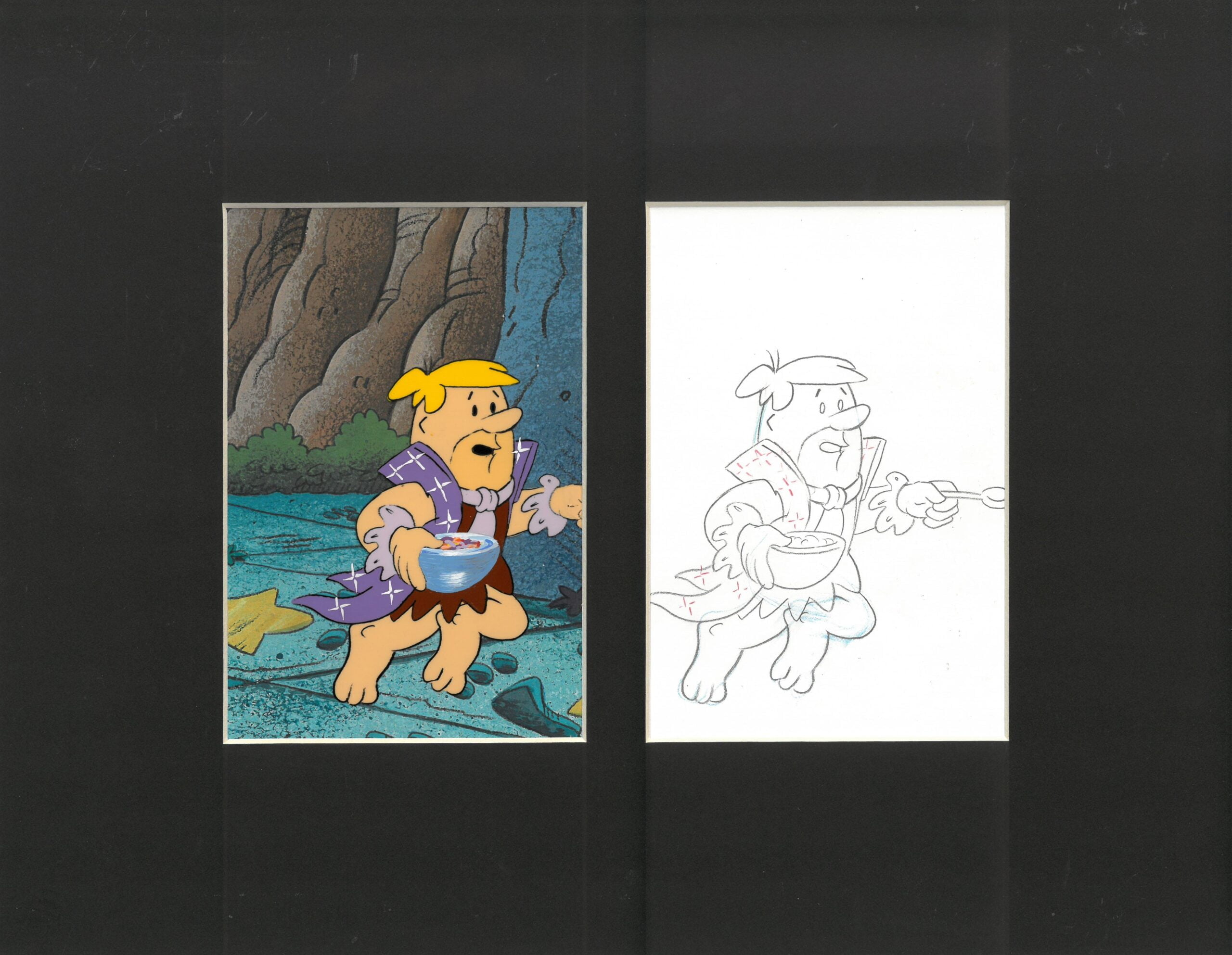 Flintstones - Barney Rubble-Original Production Cel/Drawing - Classic ...
