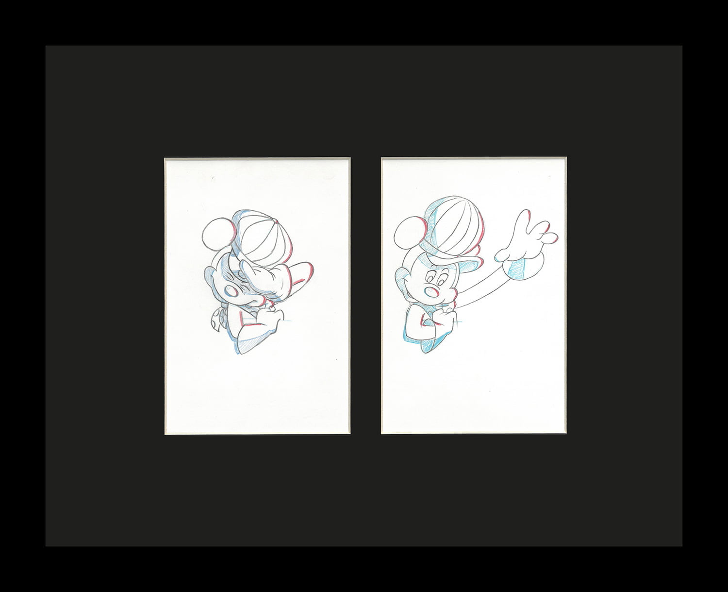 Mickey Mouse Original Production Drawings- Framed - Classic Moments
