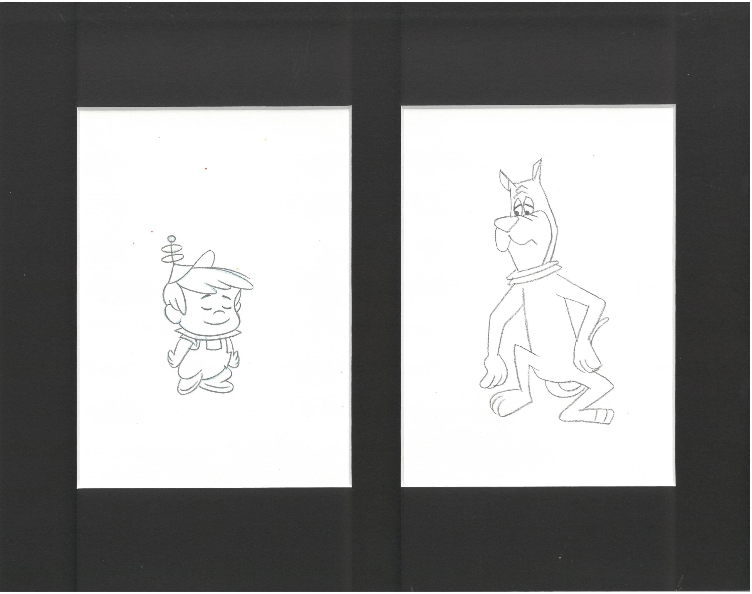 The Jetsons - Original Production Drawings- Elroy & Astro - Classic Moments
