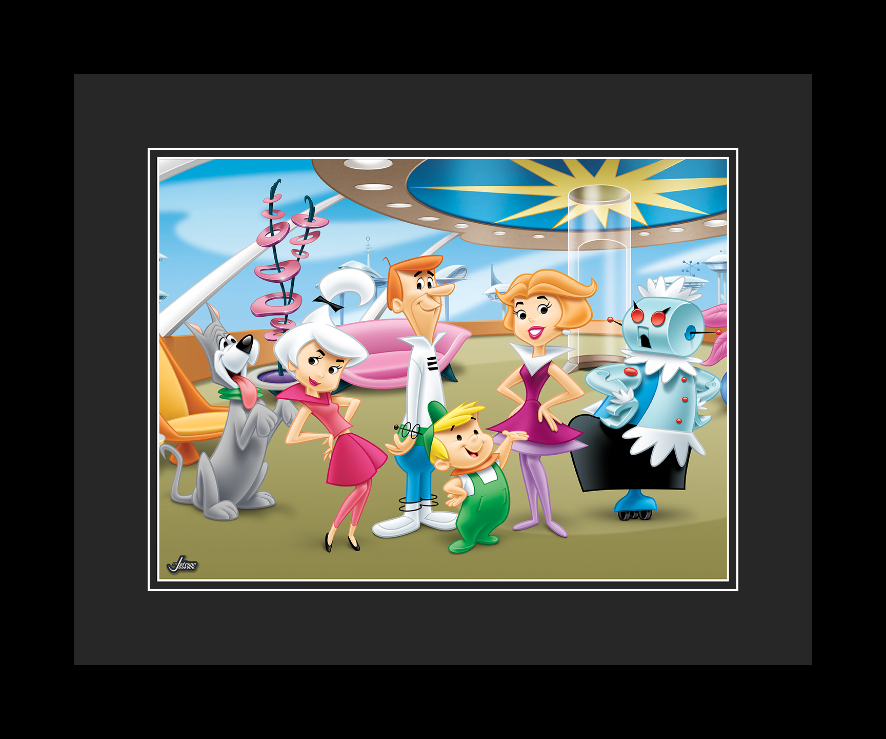 The Jetsons Family Photo -Framed Fine Art Giclee - Classic Moments