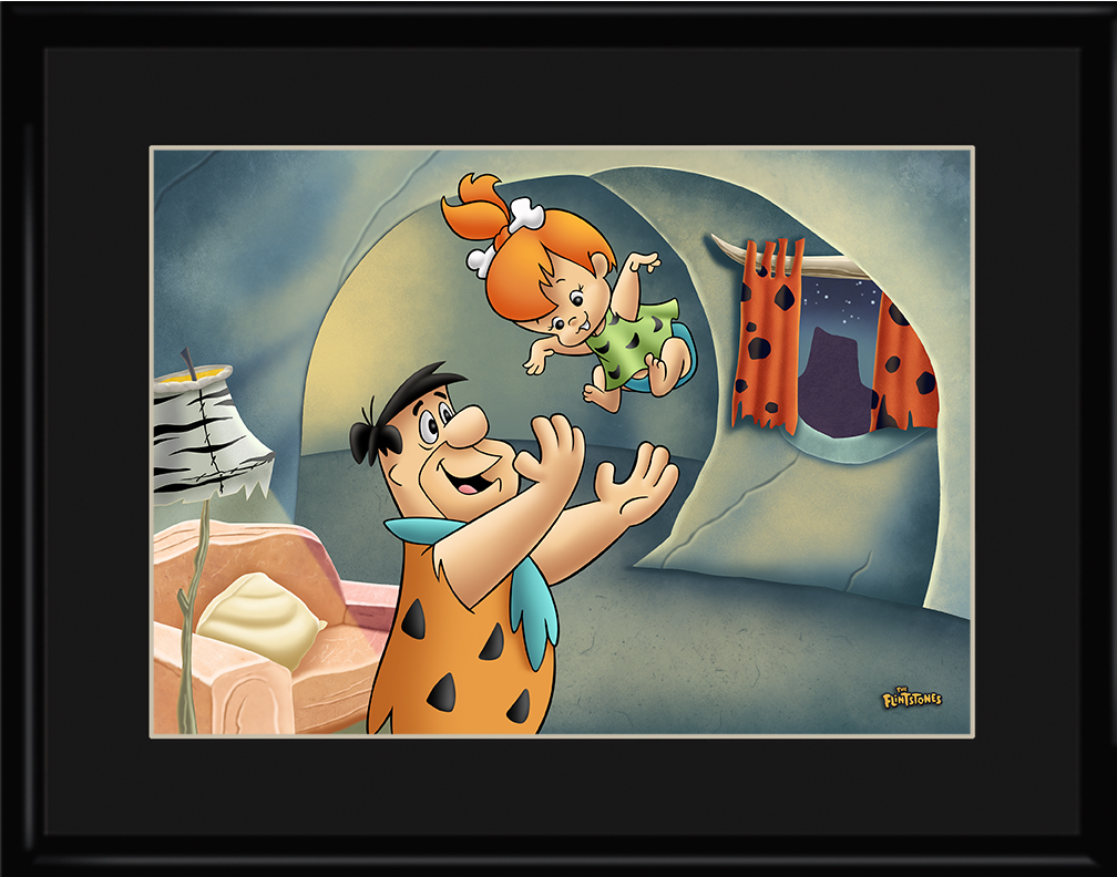 Fred and Barney Golfing Giclee