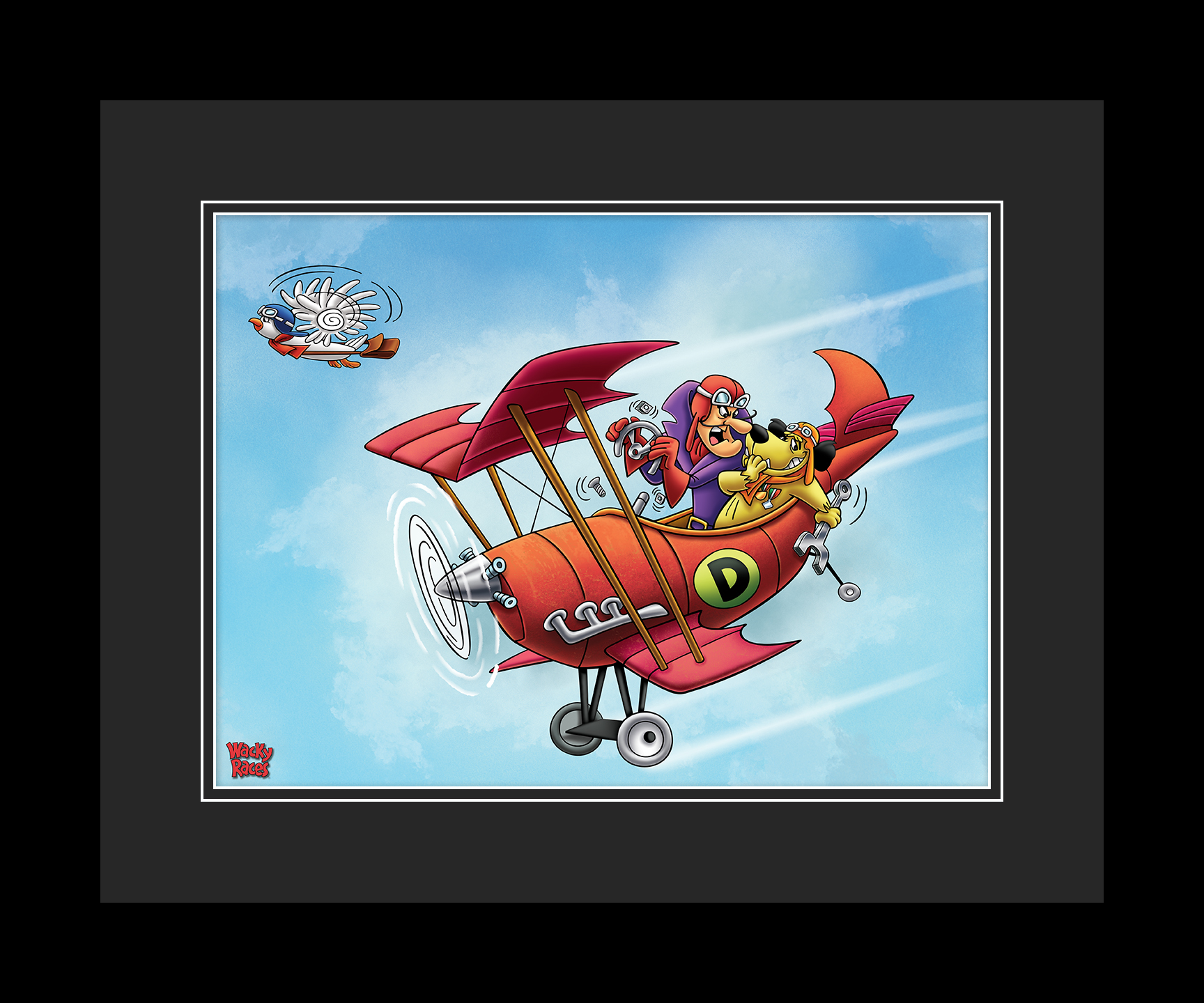 Dastardly & Muttley-Framed Fine Art Giclee - Classic Moments