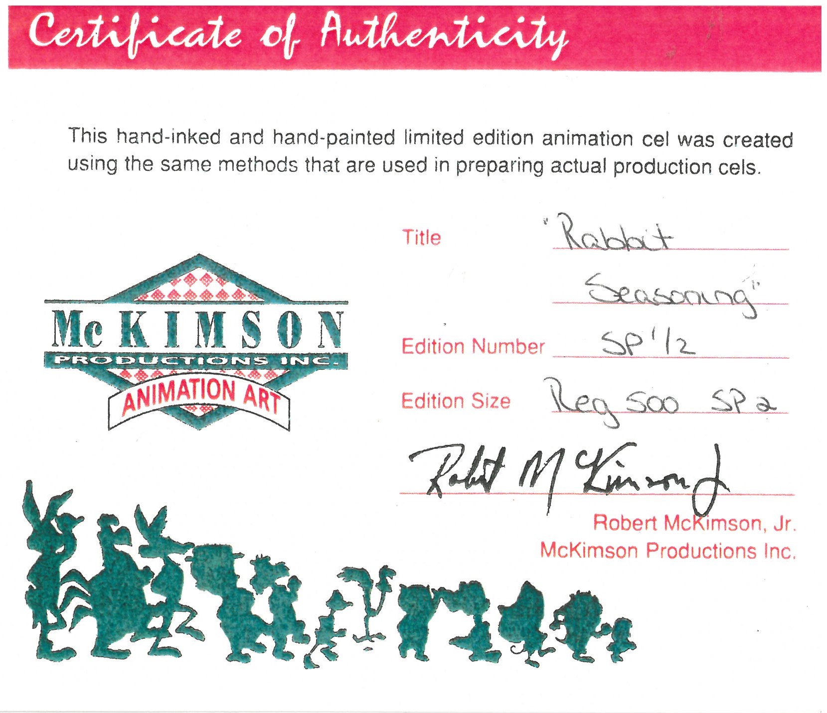 Rabbit Seasoning - Bugs and Elmer Giclee