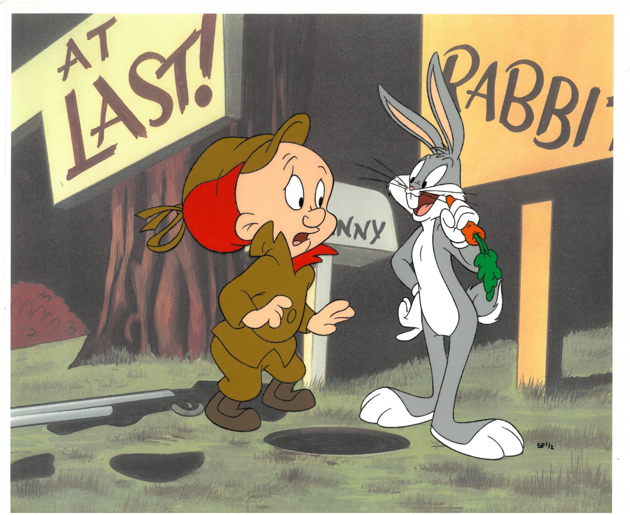 Rabbit Seasoning - Bugs and Elmer Giclee