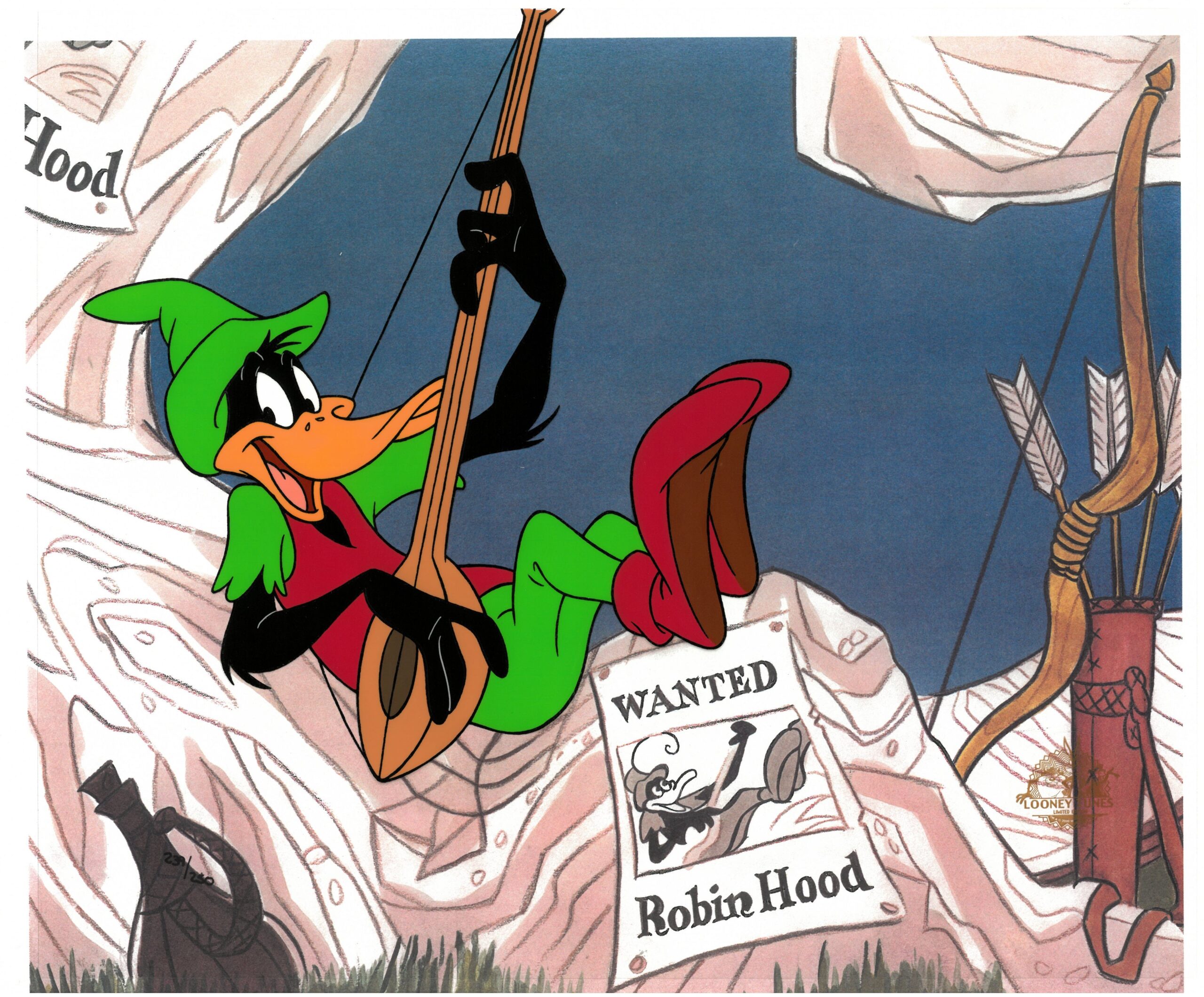Daffy Duck as Robin Hood Giclee
