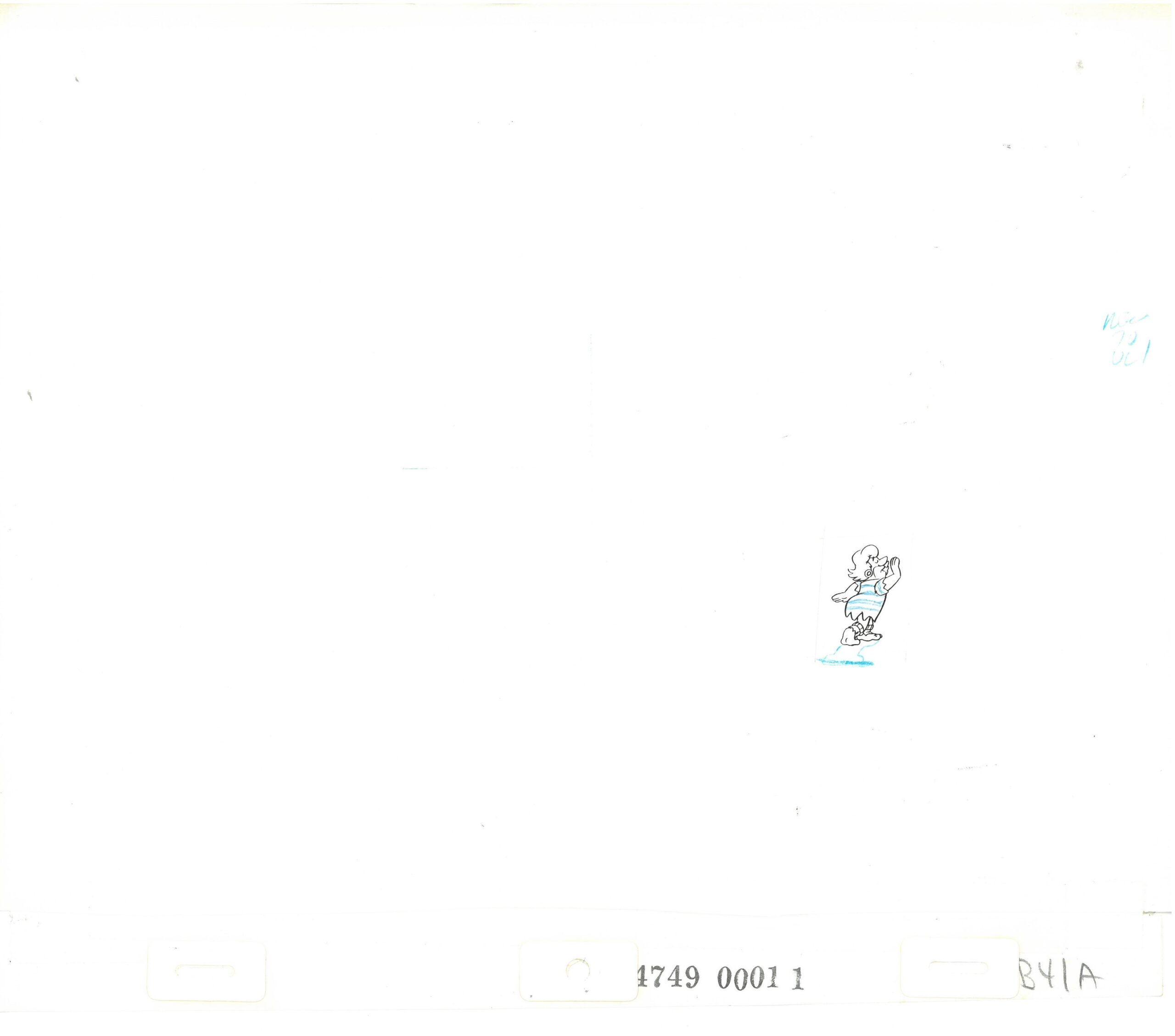 Flintstones - Barney Rubble-Original Production Cels/Drawing - Matted ...