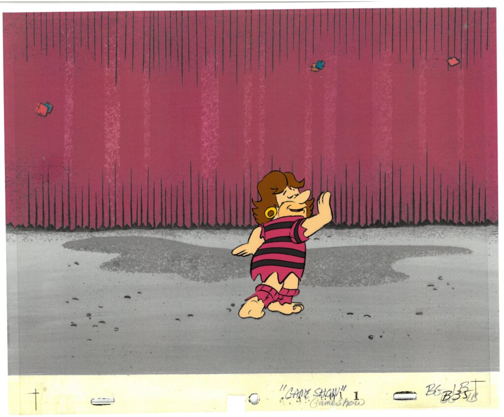 Flintstones - Barney Rubble-Original Production Cel/Drawing - Classic ...