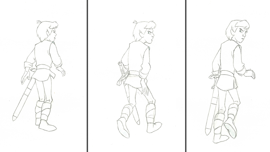 Taran-3 Original Production Disney Drawings from the Black Cauldron ...