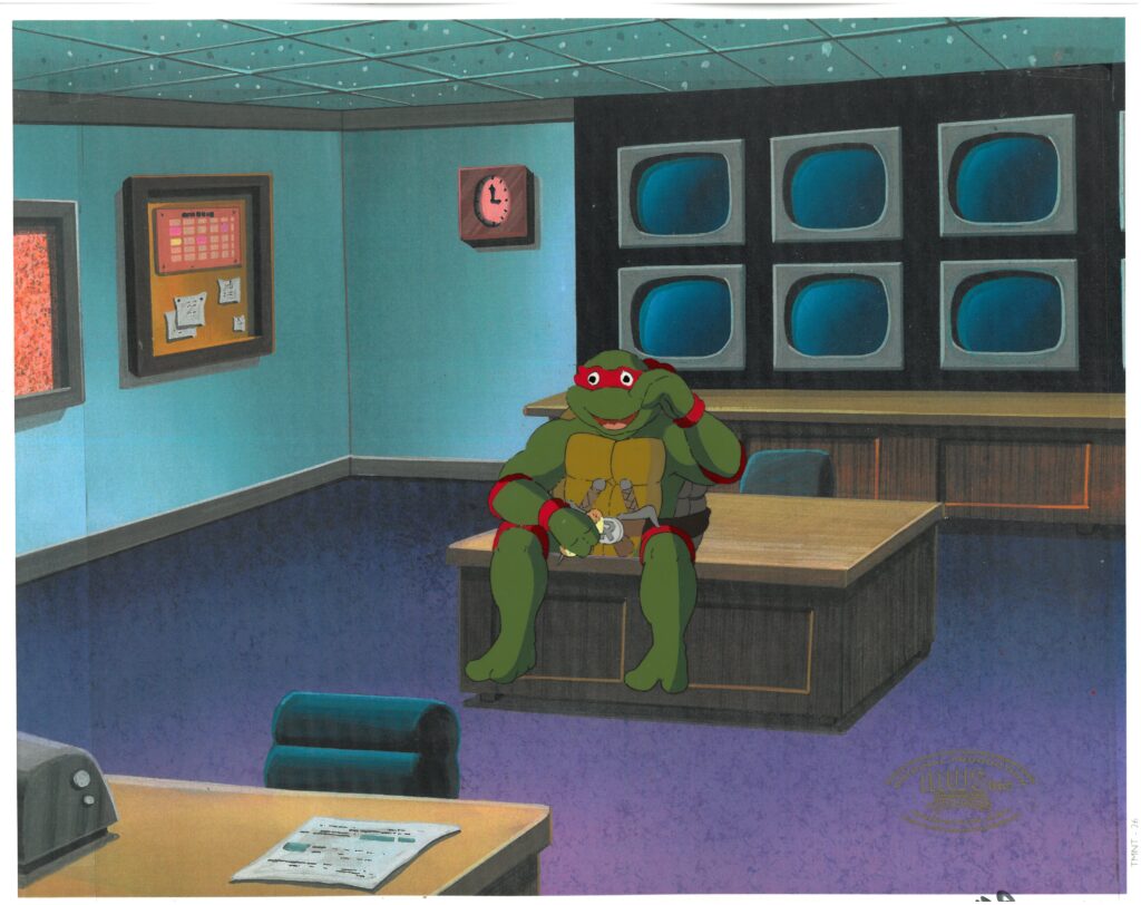 Raphael -A TMNT Original Production Cel with Official MWS Seal ...