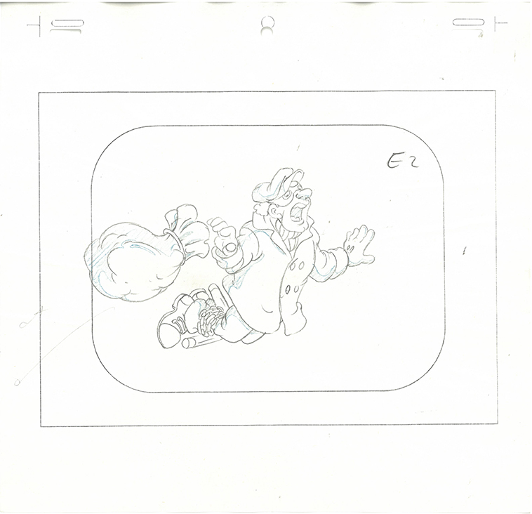 2 TMNT Original Production Drawings - Classic Moments