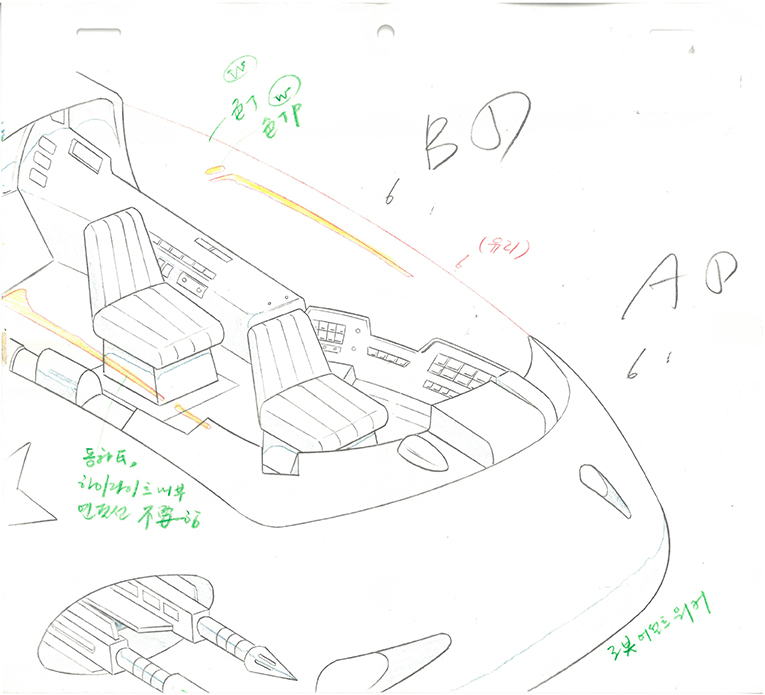 2 TMNT Original Production Drawings - Classic Moments