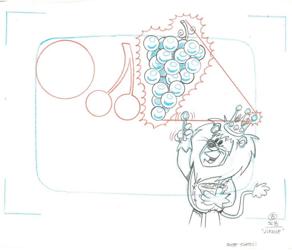 Flintstones -2 Signed Original Barney Rubble Production Drawings-Jungle ...